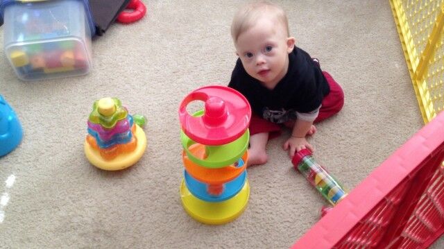 Toys for down syndrome 1 year old store
